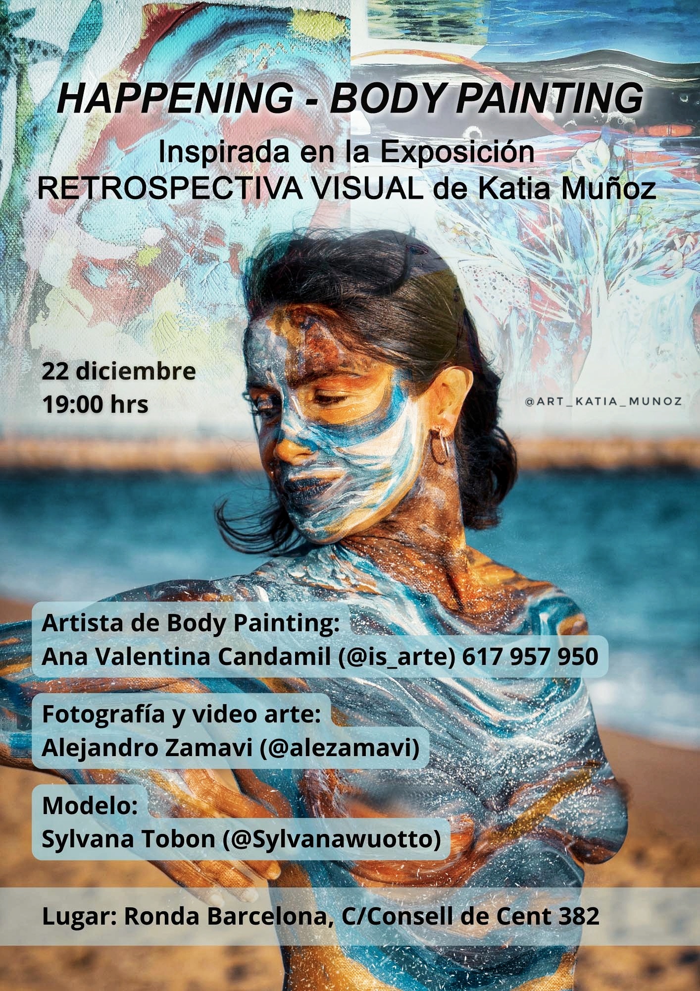 HAPPENING - BODY PAINTING / INSPIRACION - Katia Muñoz